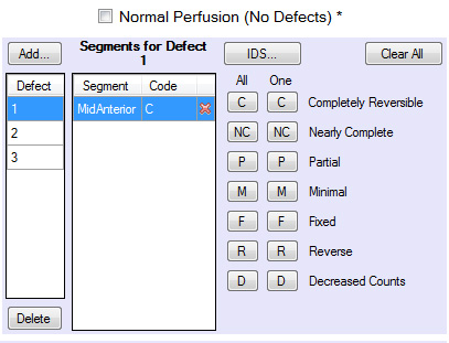 Defect Table